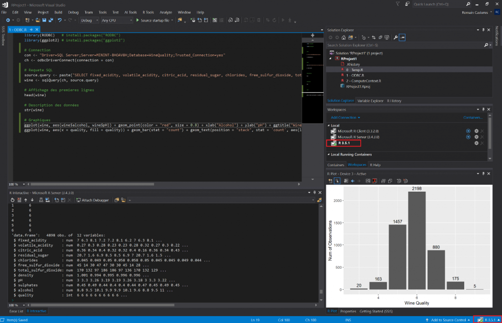 SQL Server Machine Learning Services & Wine Quality - Pulsweb - Romain ...