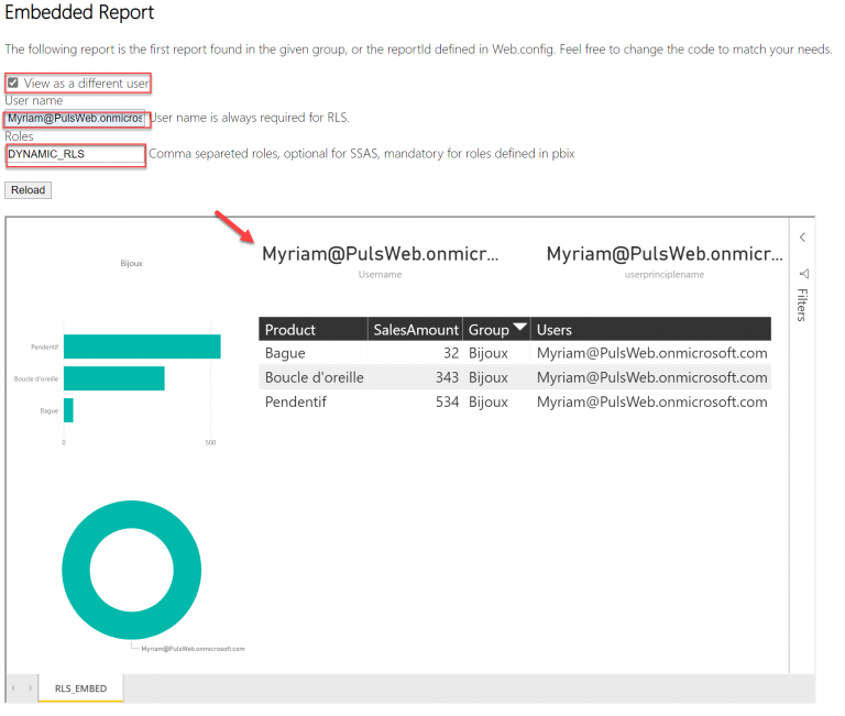 Power BI Embedded & RLS - Pulsweb - Romain Casteres
