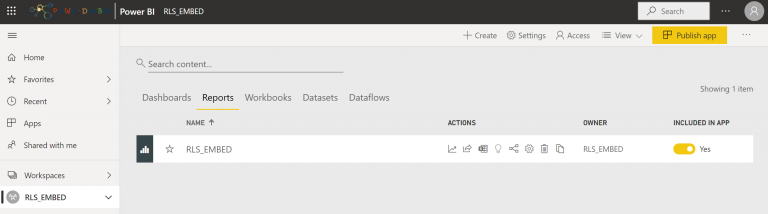 Power BI Embedded & RLS - Pulsweb - Romain Casteres