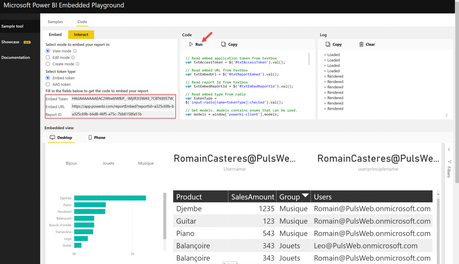 Power BI Embedded & RLS - Pulsweb - Romain Casteres