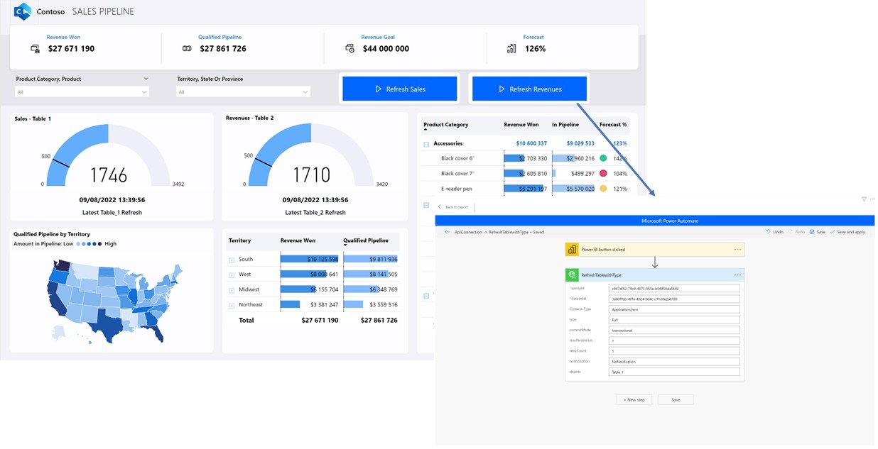 Power BI - Custom Refresh with Power Automate - Pulsweb - Romain Casteres